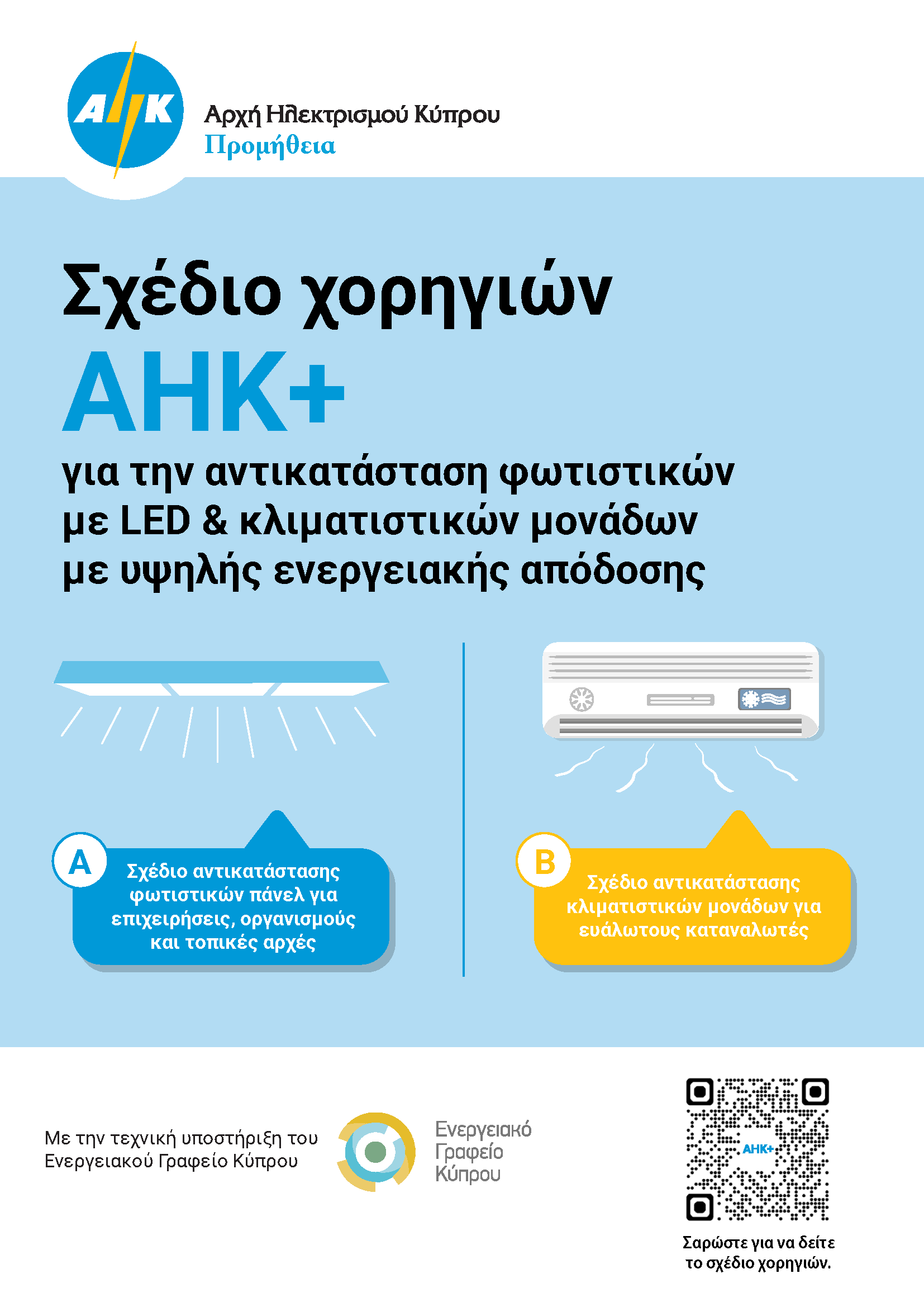 Πρόσκληση Υποβολής Αιτήσεων στο πλαίσιο του Σχεδίου Χορηγιών «ΑΗΚ+» για ...